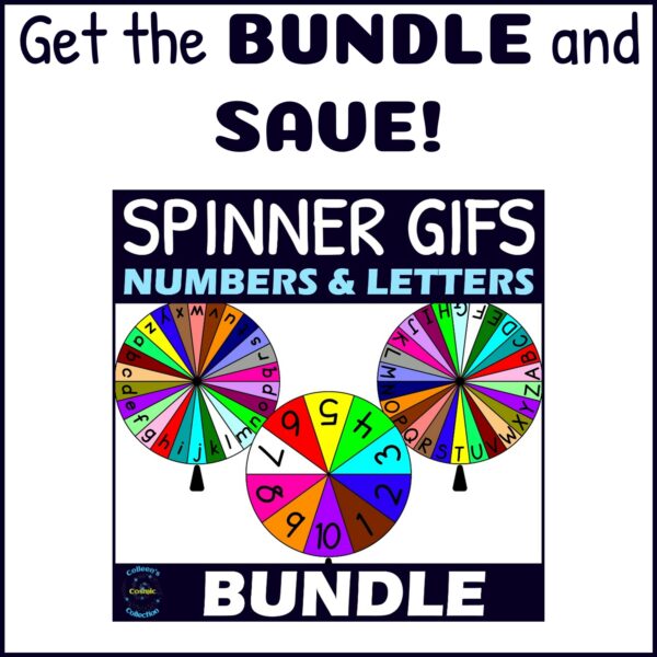 Spinners GIFs Clipart – Numbers 1-10 | Made By Teachers