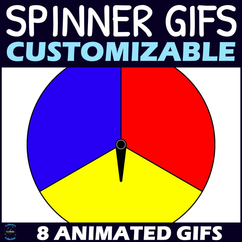 Customizable Spinner GIFs Clipart 3 Colors Made By Teachers customizable-spinner-gifs-clipart-3-colors-made-by-teachers