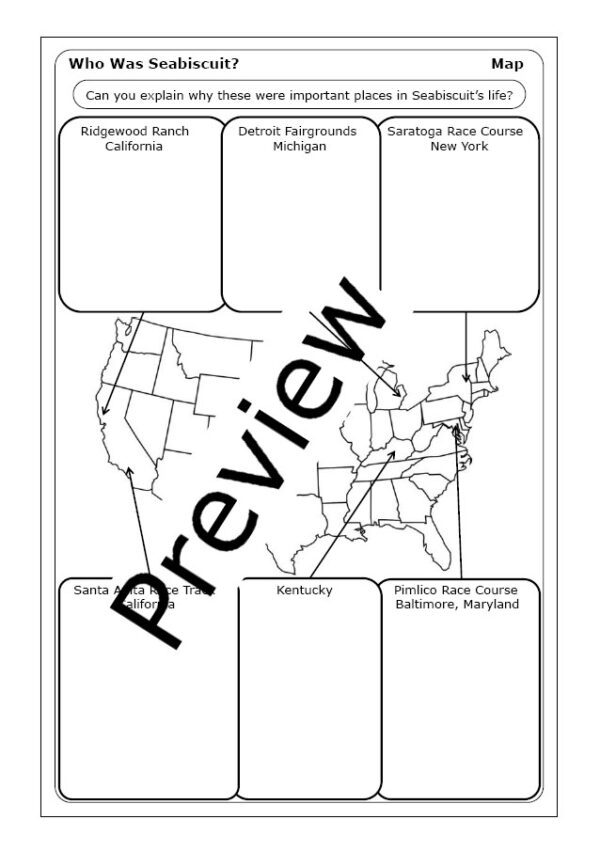 James Buckley Jr. "Who Was Seabiscuit?" worksheets | Made By Teachers