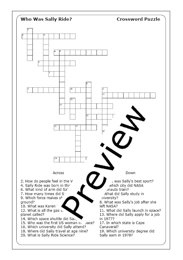 Megan Stine "Who Was Sally Ride?" worksheets | Made By Teachers