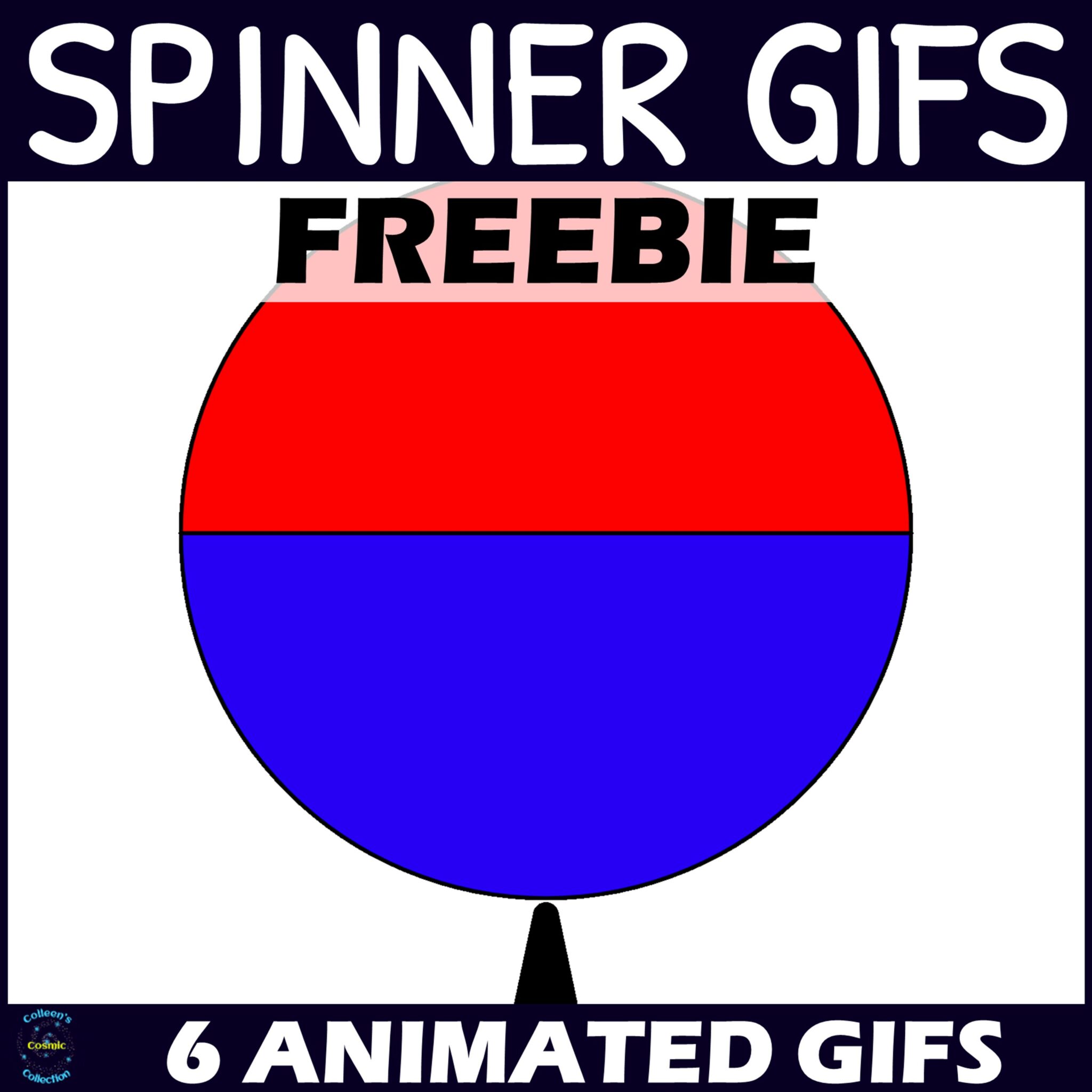 Animated GIF Color Spinners Clipart BUNDLE | Made By Teachers