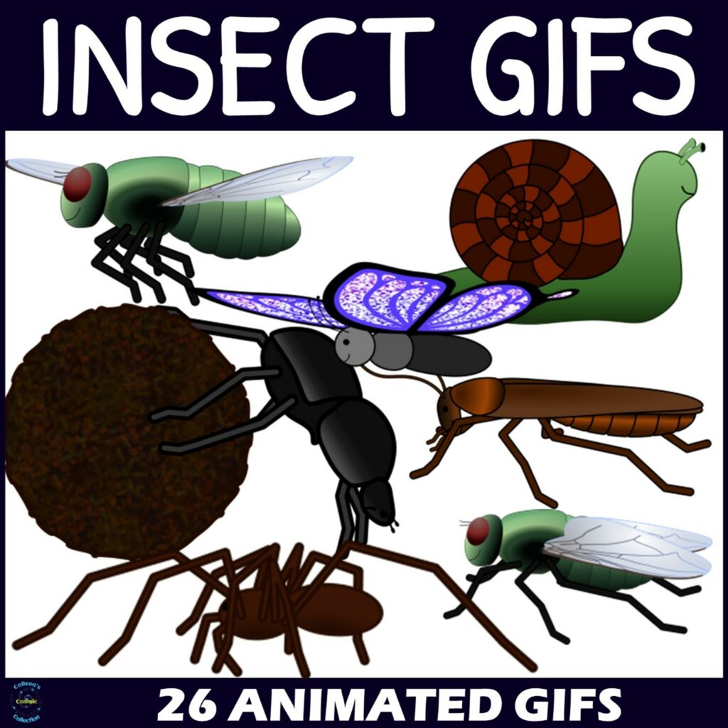Insect GIFs MINI BUNDLE - Animated Bugs Clip Art | Made By Teachers