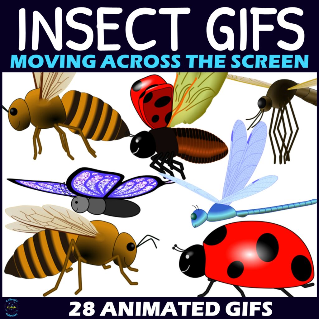Insect GIFs Clipart BUNDLE - Animated Bugs Clip Art | Made By Teachers