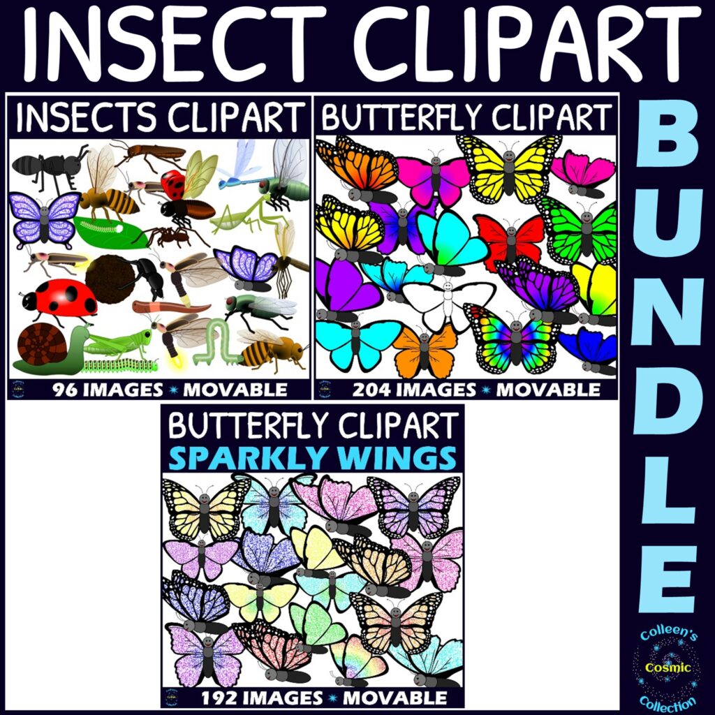 Insects and Bugs Clipart BUNDLE | Made By Teachers