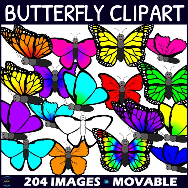 Butterflies clipart | Made By Teachers