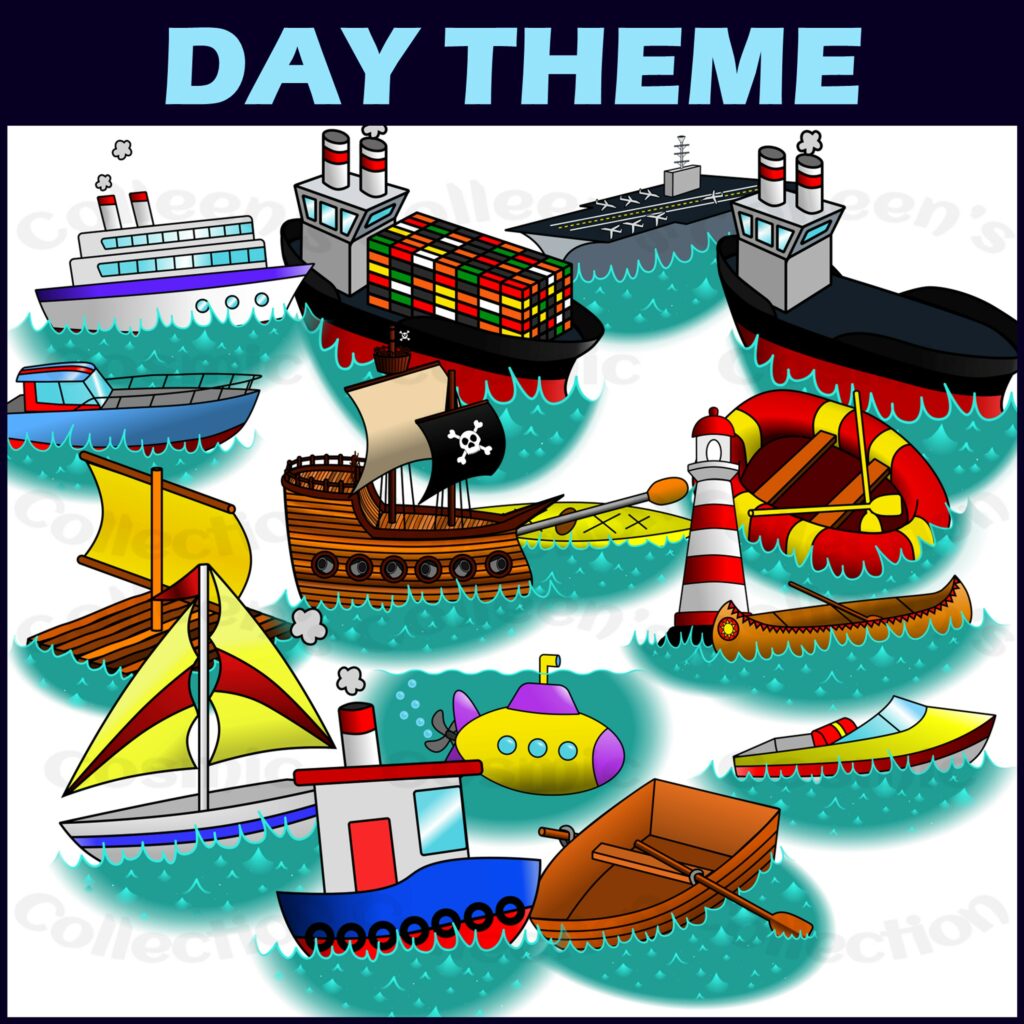 Water Transport Clipart in Water | Made By Teachers