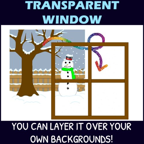 Winter Snowy Windows GIFs | Made By Teachers
