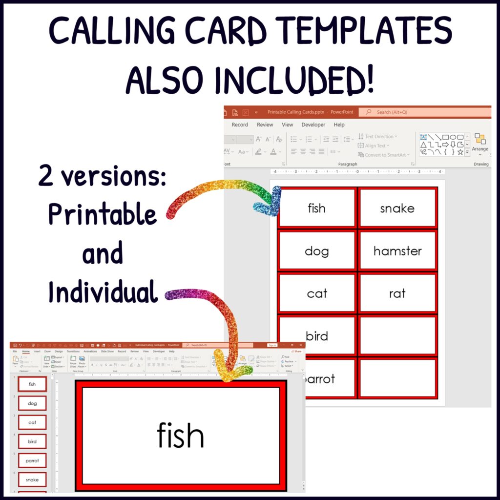 Personal Use Bingo Game Templates | Made By Teachers
