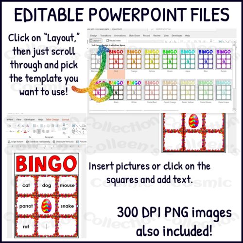 Easter Bingo Game Templates - Commercial and Personal Use - 1 | Made By ...