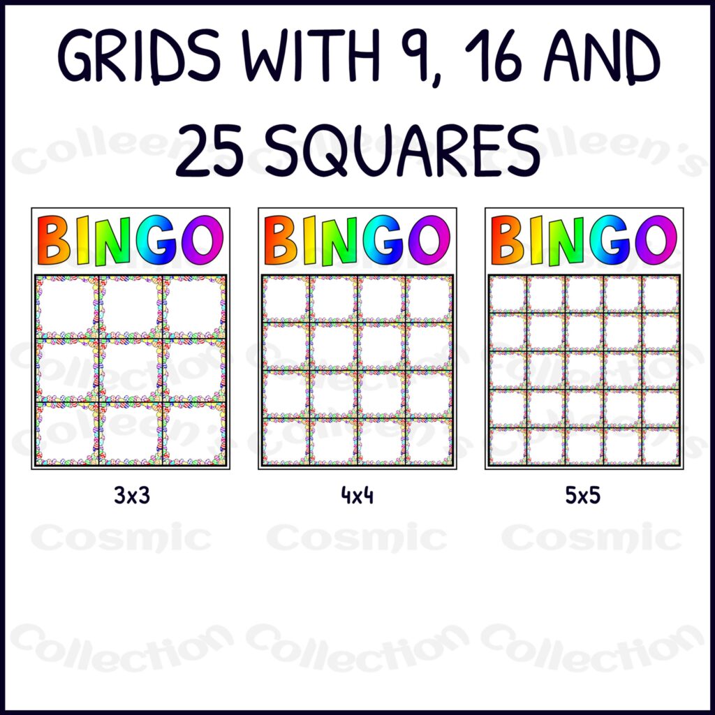 Easter Bingo Game Templates - Commercial and Personal Use - 1 | Made By ...