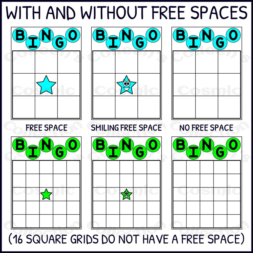 Personal Use Bingo Game Templates | Made By Teachers