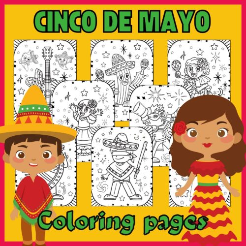 Cinco De Mayo Coloring Pages | 30 Cinco De Mayo Coloring Sheets | Made ...