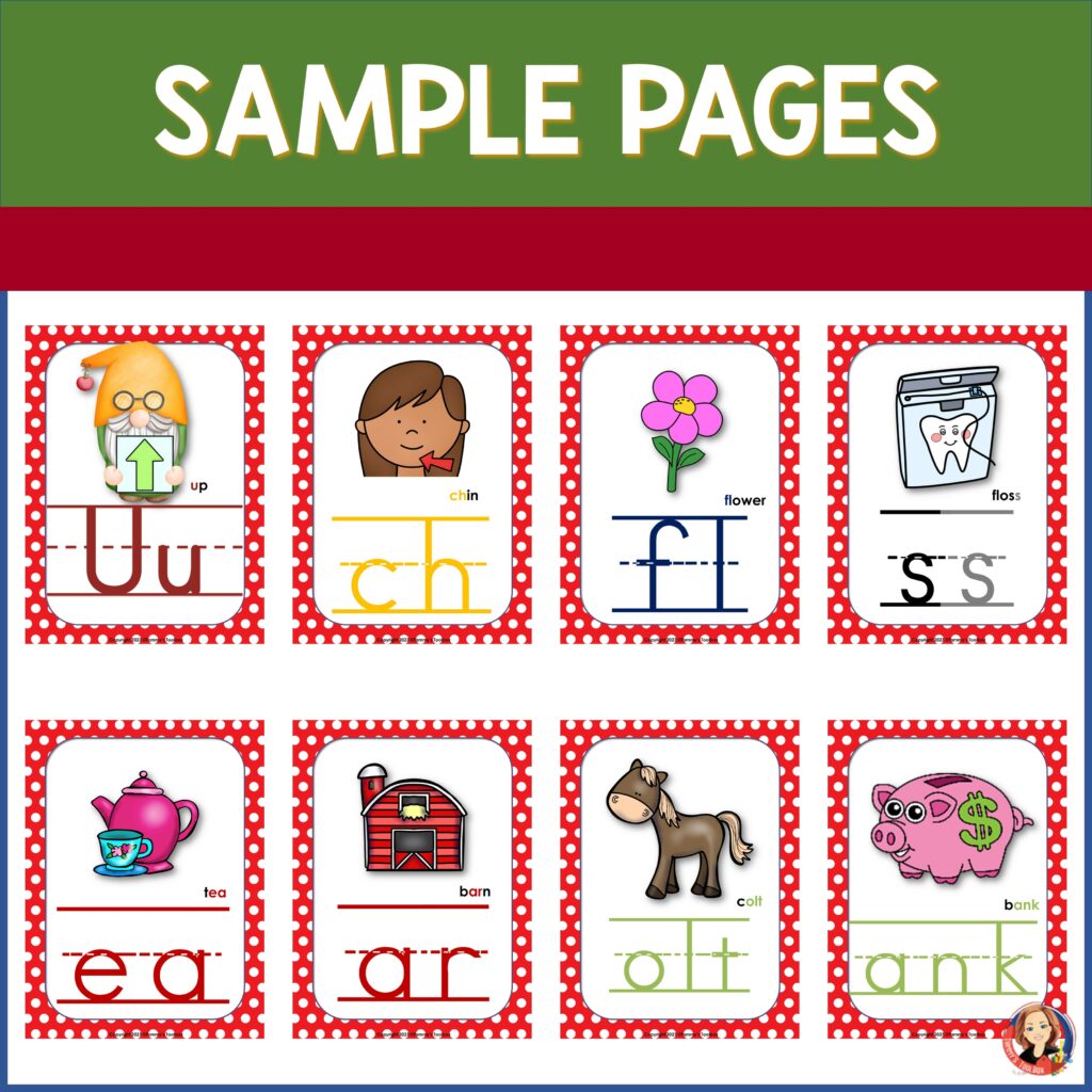 Alphabet Posters and Phonics Anchor Charts in Gnome Theme | Made By ...