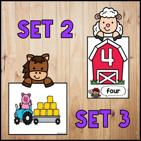 Farm Number Flashcards | Number Recognition Flash Cards | Made By Teachers