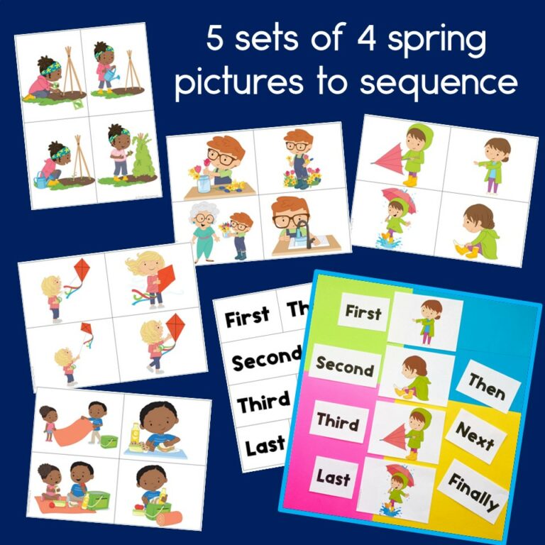 Spring Story Sequencing Speaking and Writing Activities | Made By Teachers