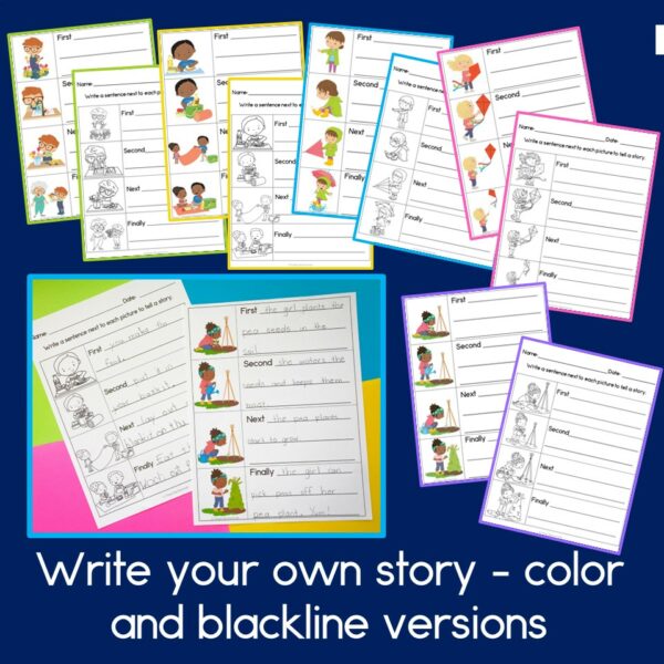 Spring Story Sequencing Speaking and Writing Activities | Made By Teachers