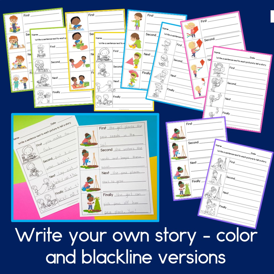 Spring Story Sequencing Speaking and Writing Activities | Made By Teachers