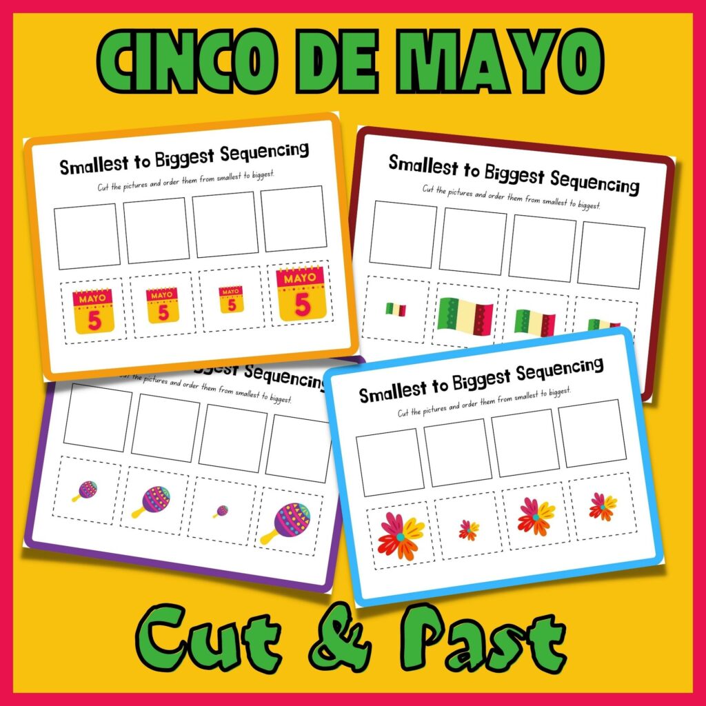 Cinco de Mayo BUNDLE | Coloring pages | word Search | Math Activities ...