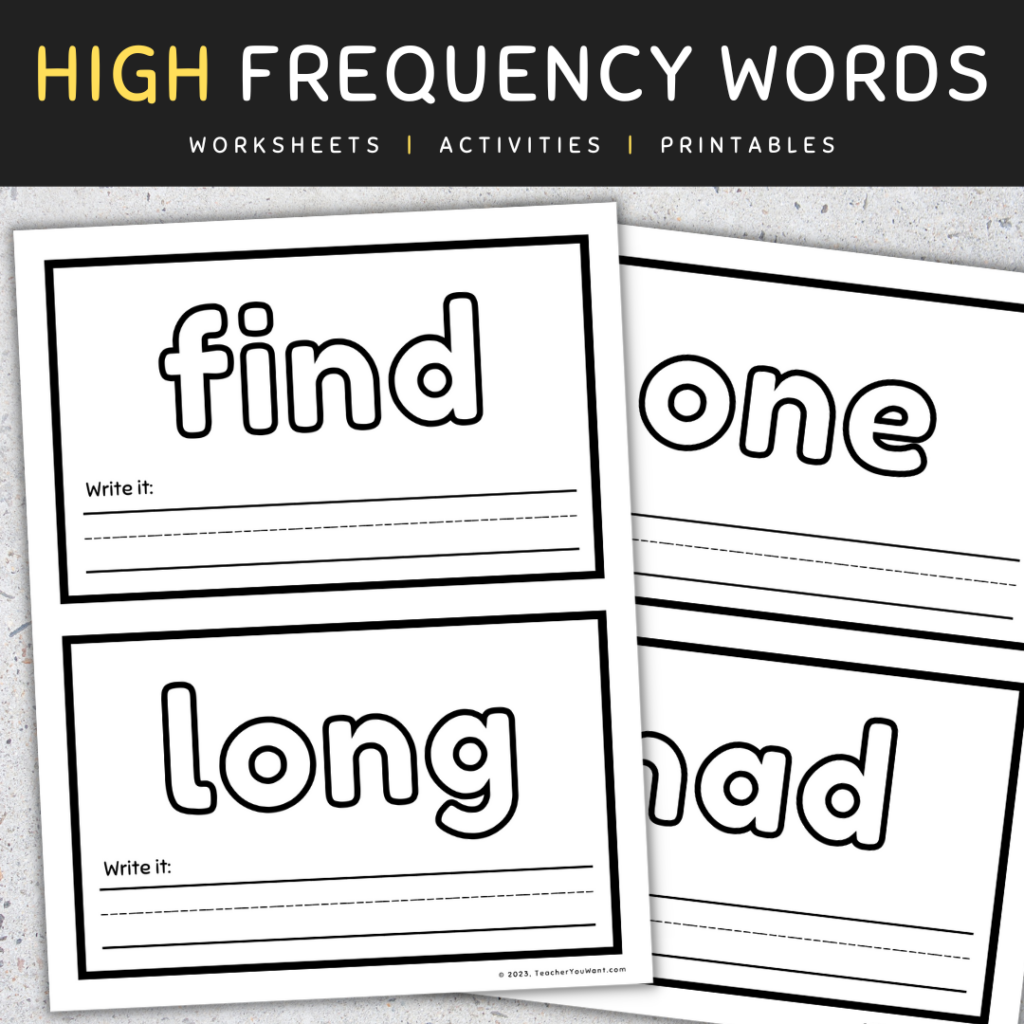 Sight Words Playdough Mat- Fry's 1st 100, Sight Words Practice ...