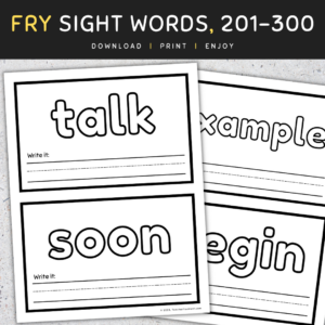 Sight Words Playdough Mat- Fry's 3rd 100, Sight Words Practice ...