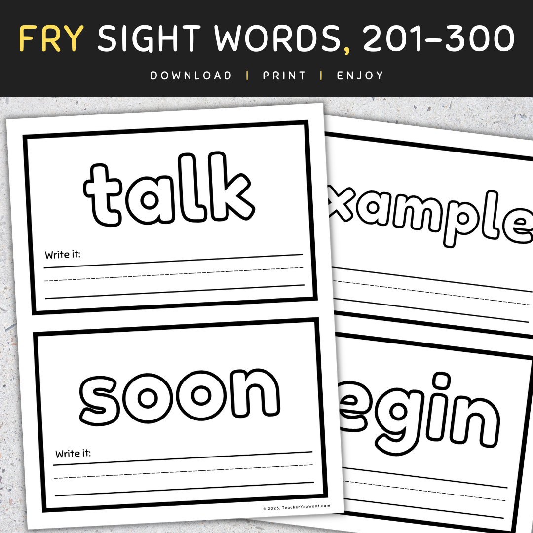 Sight Words Playdough Mat- Fry's 3rd 100, Sight Words Practice ...