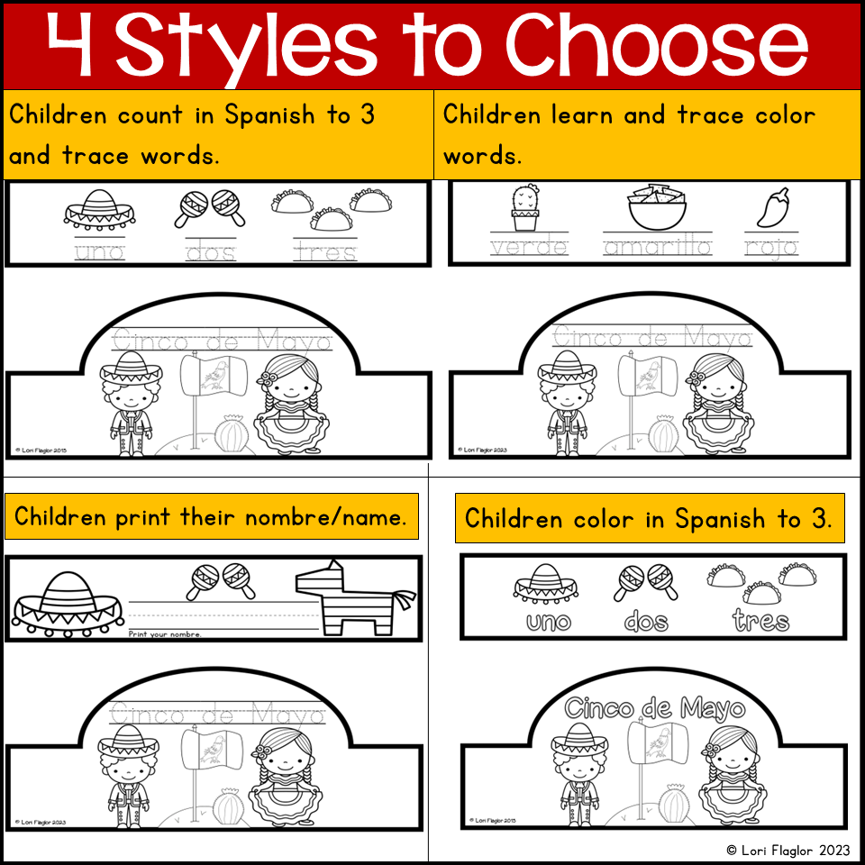 Cinco do Mayo Crowns | Made By Teachers