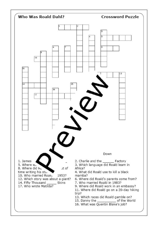 True Kelley "Who Was Roald Dahl?" worksheets | Made By Teachers