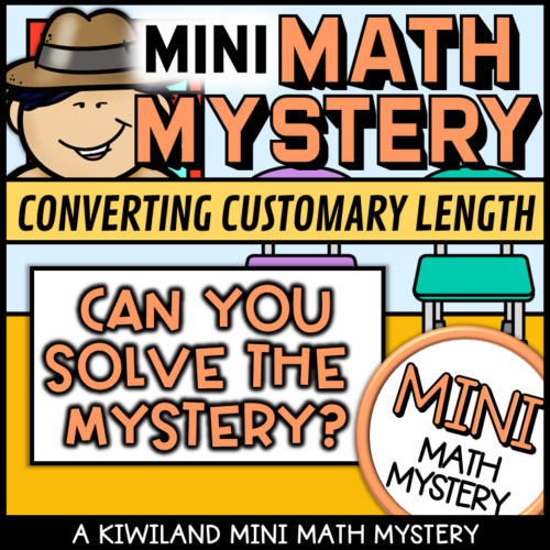 Converting Customary Units of Length Mini Math Mystery Detective for ...