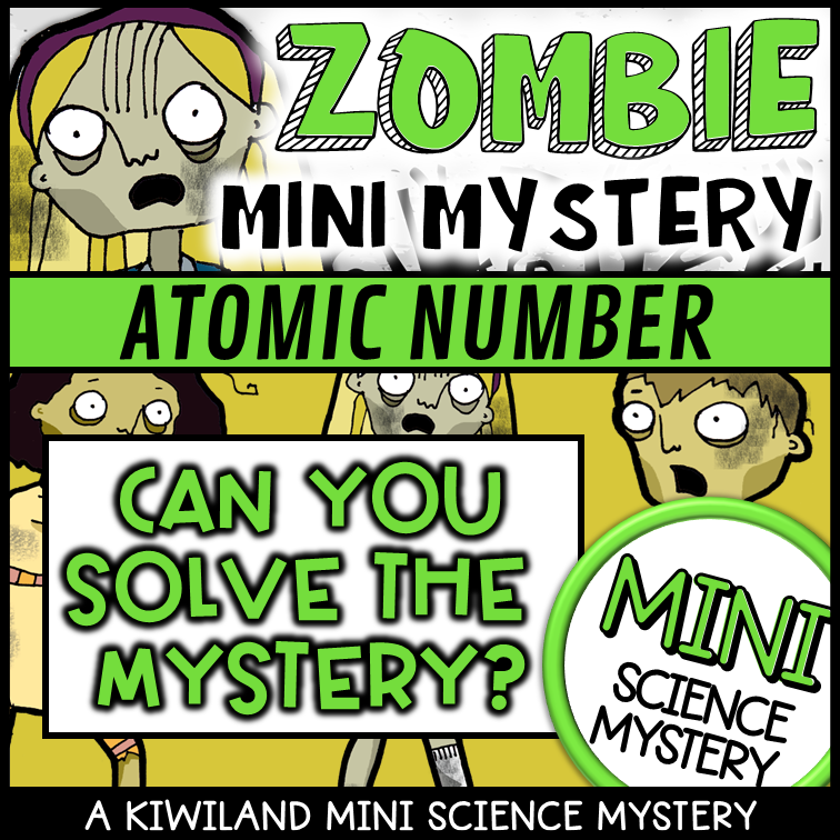 Zombie Atomic Number and Atoms Mini STEM Science Mystery Periodic Table ...