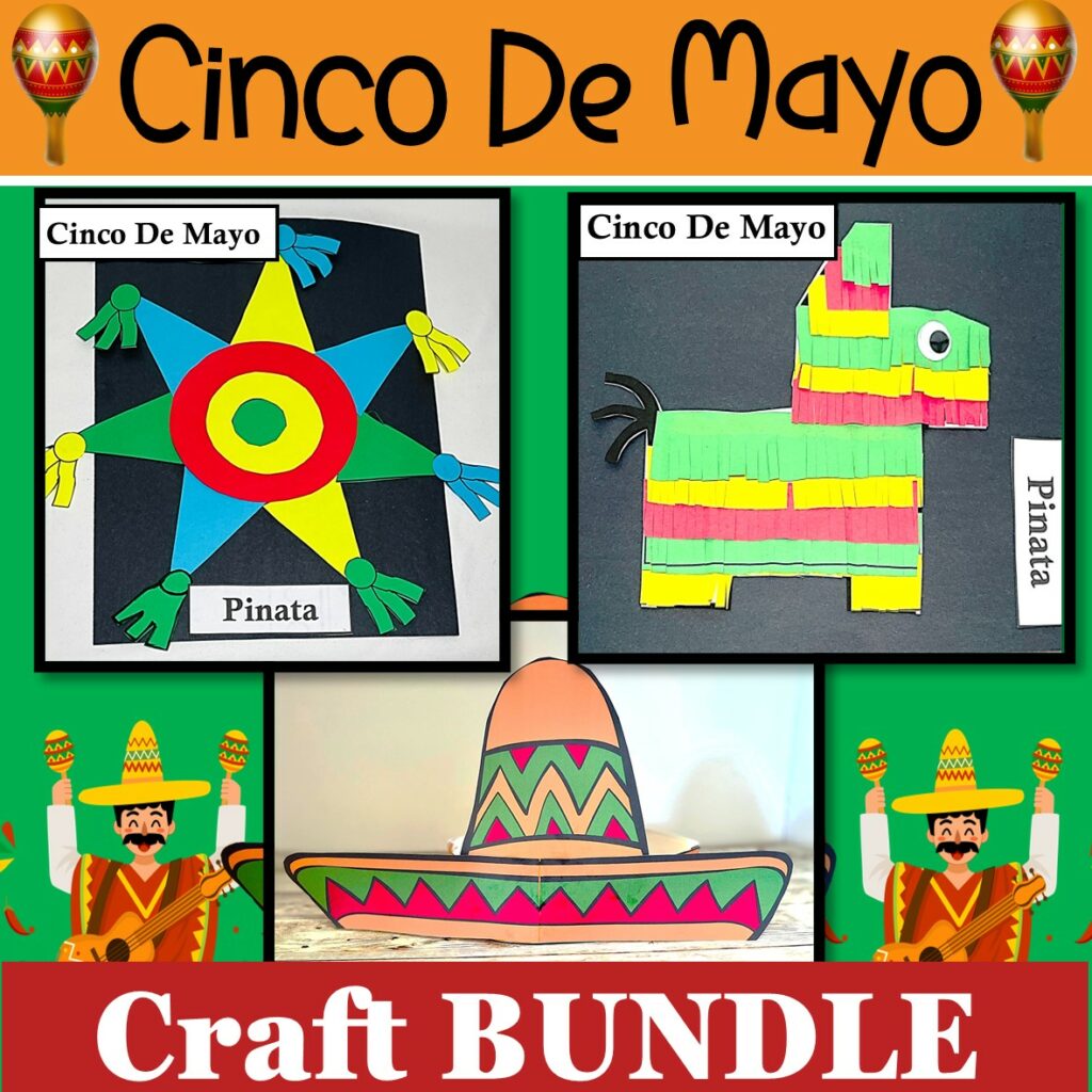 Cinco De Mayo Hat Crown Craft , Sombrero Hat, Mexican Hat | Made By ...