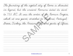 My Book About Italy with Cursive Copywork | Made By Teachers