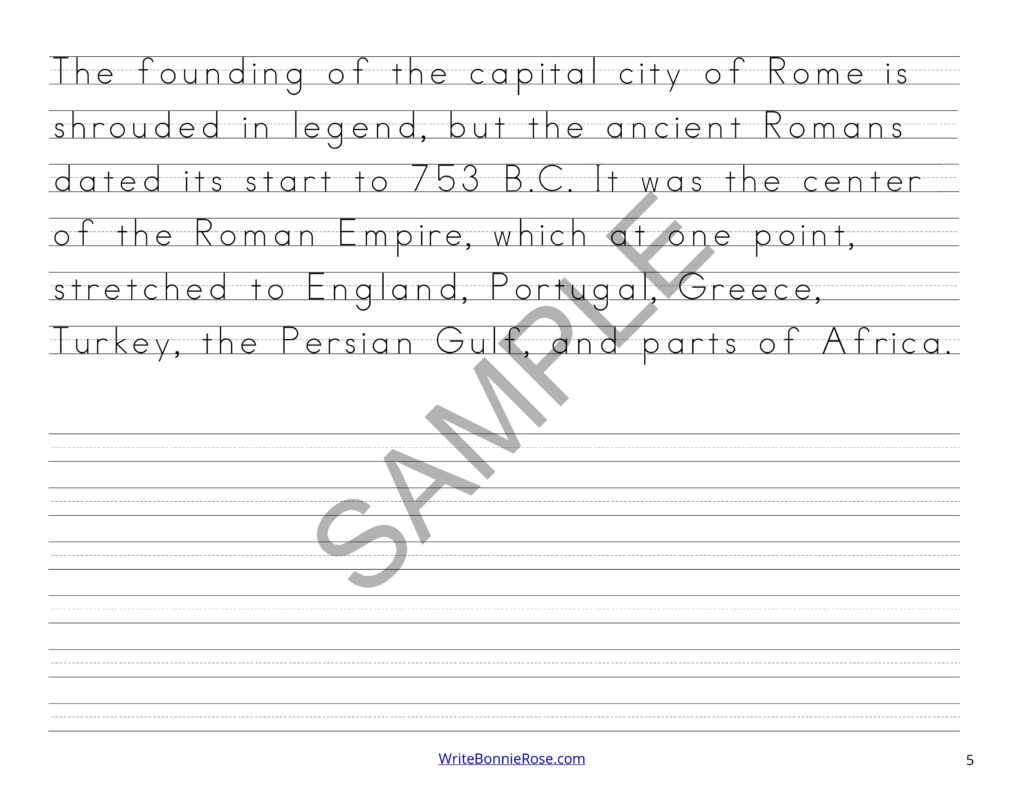 My Book About Italy with Print Copywork | Made By Teachers