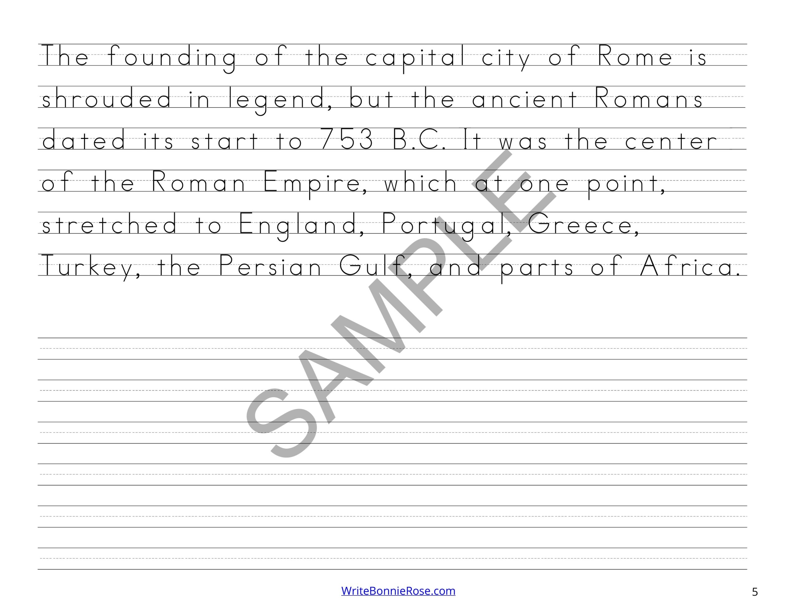 My Book About Italy with Print Copywork | Made By Teachers
