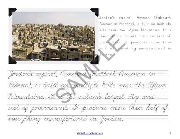 My Book About Jordan with Cursive Copywork | Made By Teachers