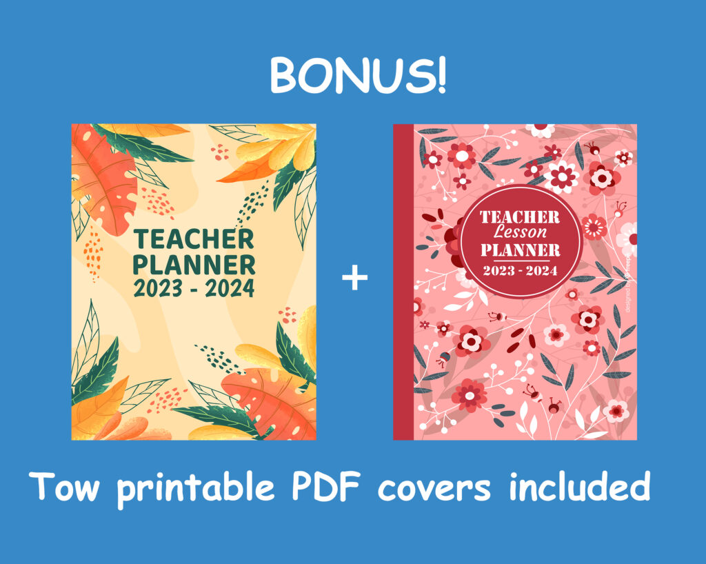 Teacher Lesson Planner 2023-2024 Vol.1 Weekly and Monthly | Made By ...