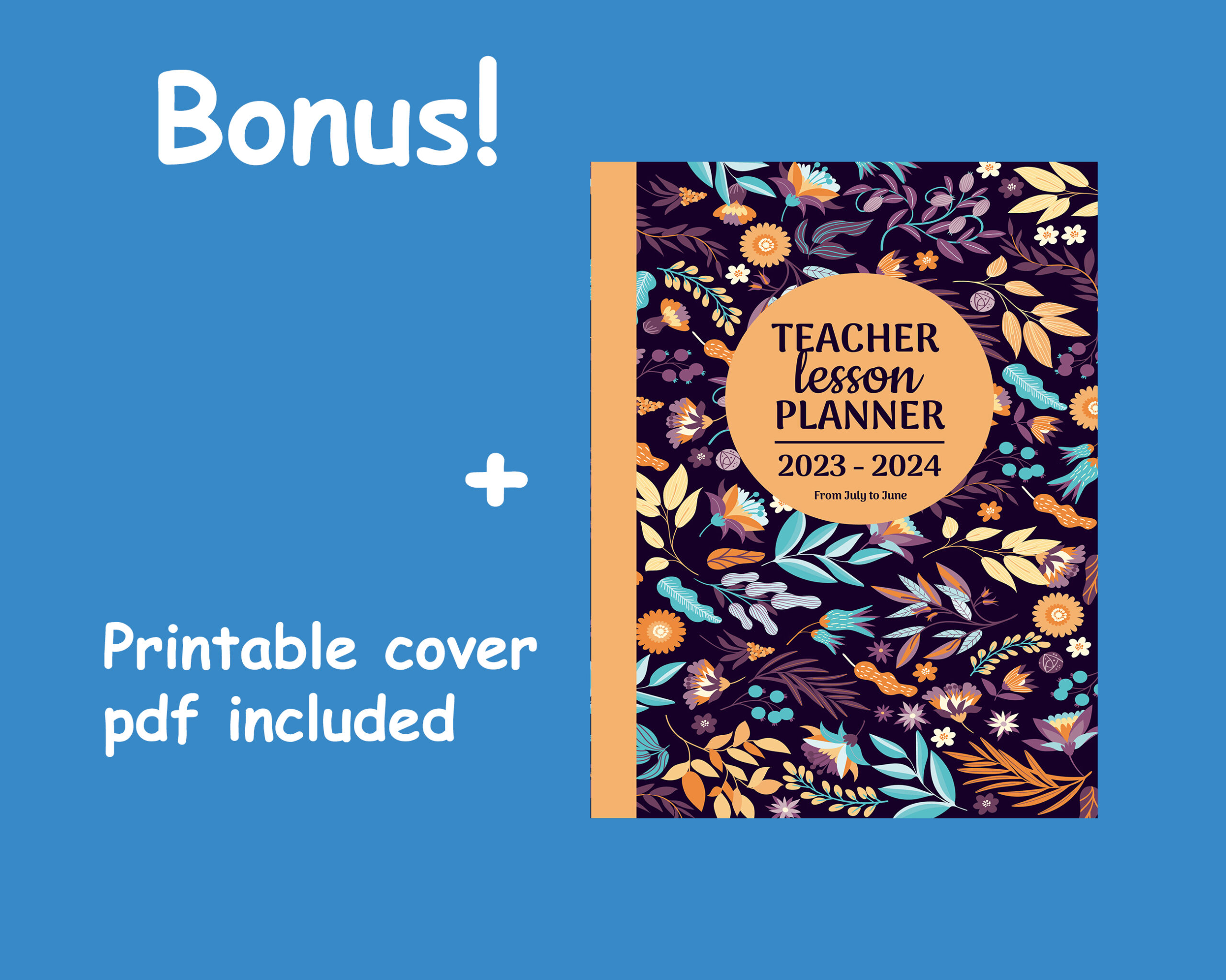 Teacher Lesson Planner 2023-2024 Vol.2 Monthly & Weekly Academic Year ...