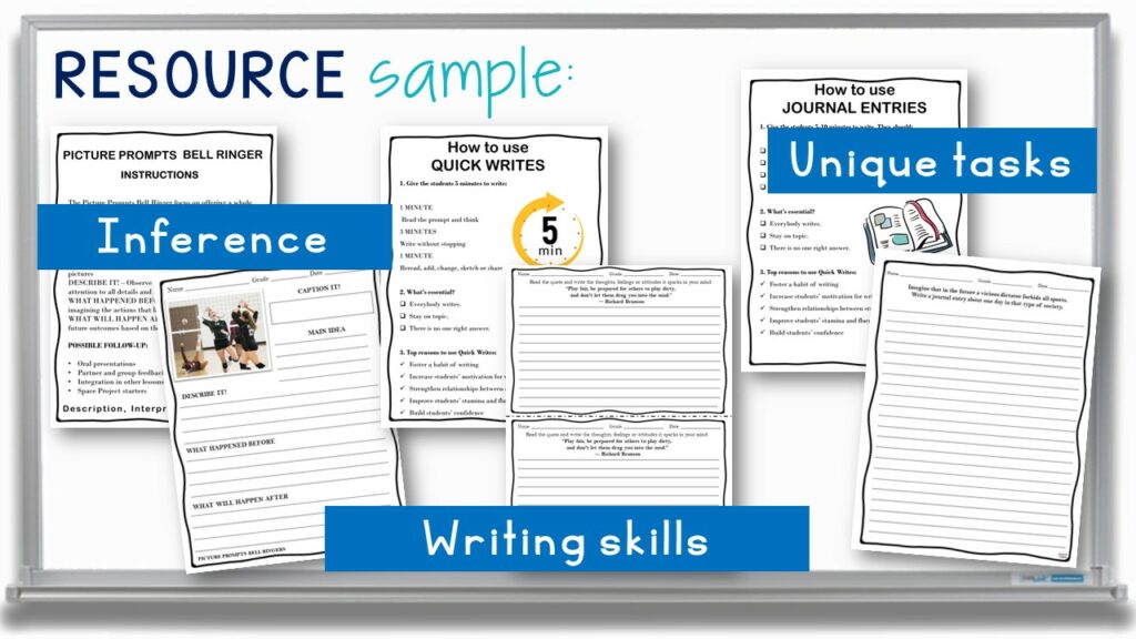 Sports and Fair Play Unit - Reading Activities, Prompts - Print and ...