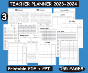 Teacher Planner Academic Year 2023-2024 Bundle | Made By Teachers