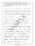 Copywork from the Book of Proverbs-Cursive | Made By Teachers