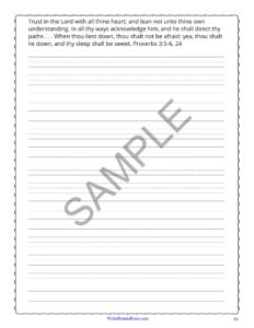 Copywork from the Book of Proverbs-Cursive | Made By Teachers