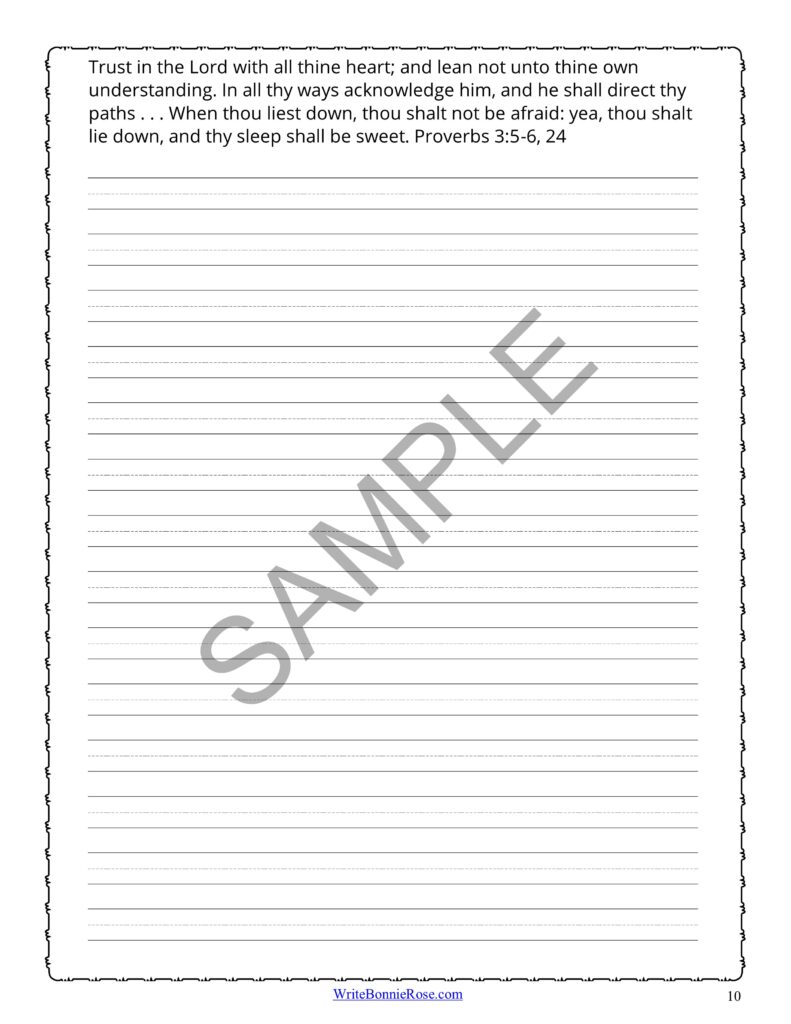 Copywork from the Book of Proverbs-Cursive | Made By Teachers