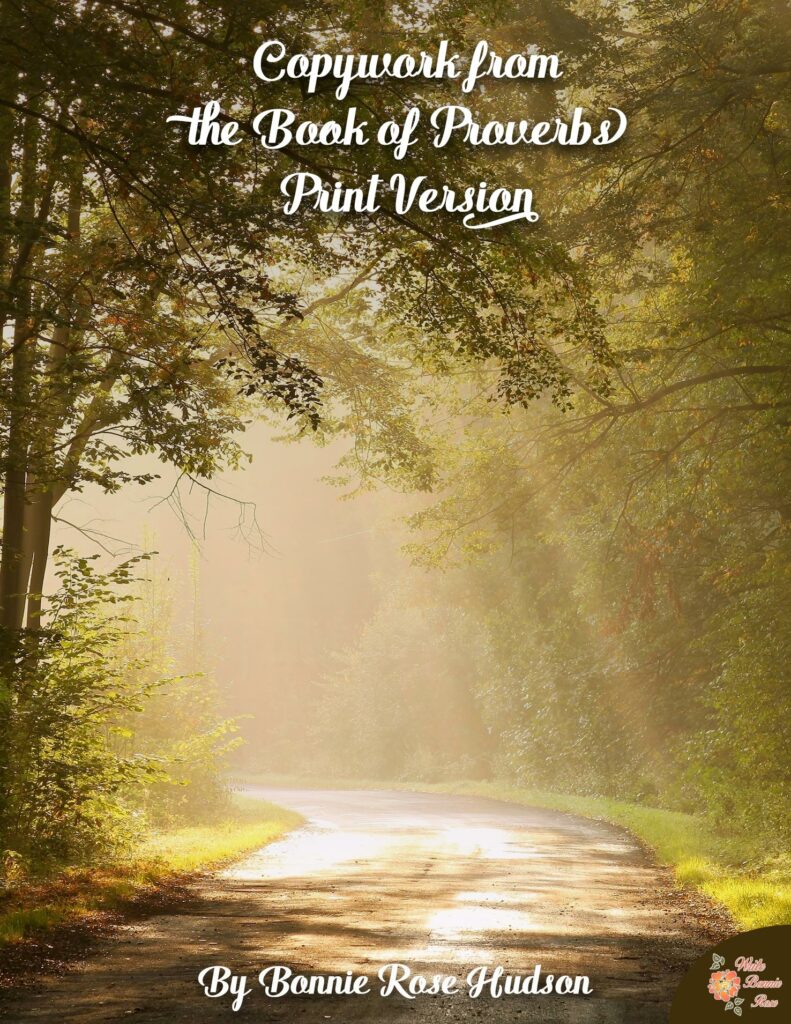 Copywork from the Book of Proverbs-Print | Made By Teachers