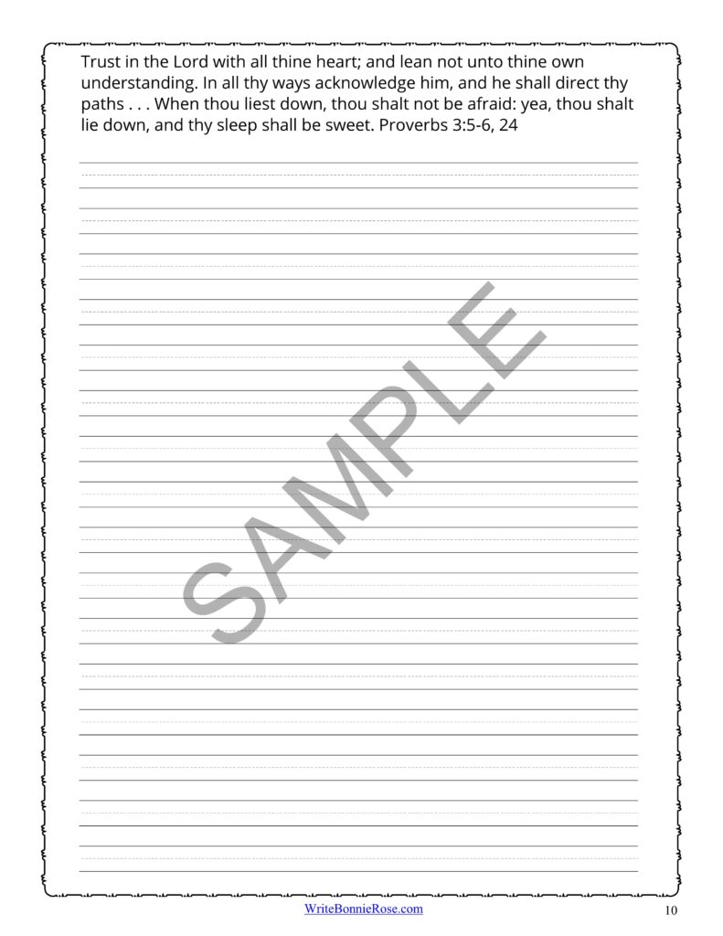 Copywork from the Book of Proverbs-Print | Made By Teachers