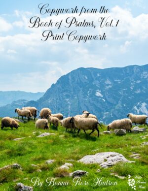 Copywork from the Book of Psalms, Vol. 1-Print Copywork | Made By Teachers