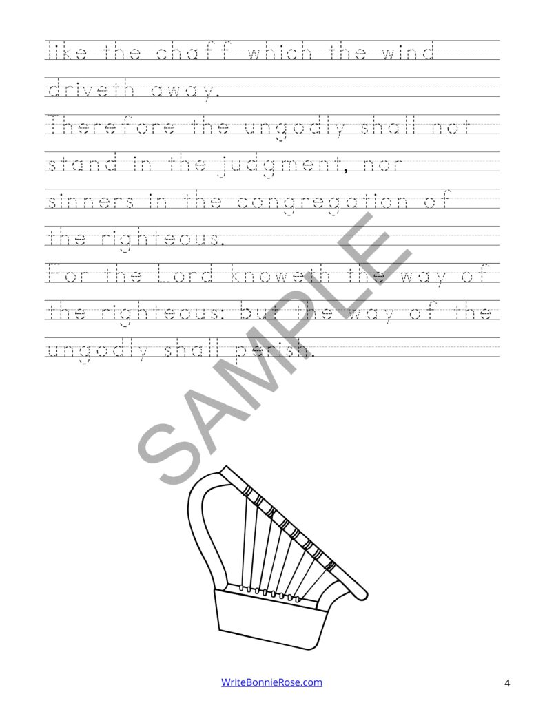 Copywork from the Book of Psalms, Vol. 1-Print Copywork | Made By Teachers