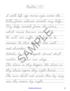 Copywork from the Book of Psalms, Vol. 2-Cursive Copywork | Made By ...