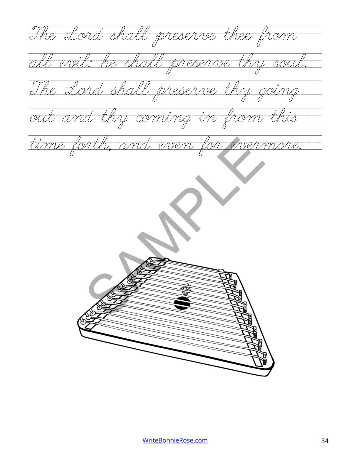 Copywork from the Book of Psalms, Vol. 2-Cursive Copywork | Made By ...