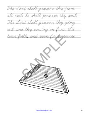 Copywork from the Book of Psalms, Vol. 2-Cursive Copywork | Made By ...