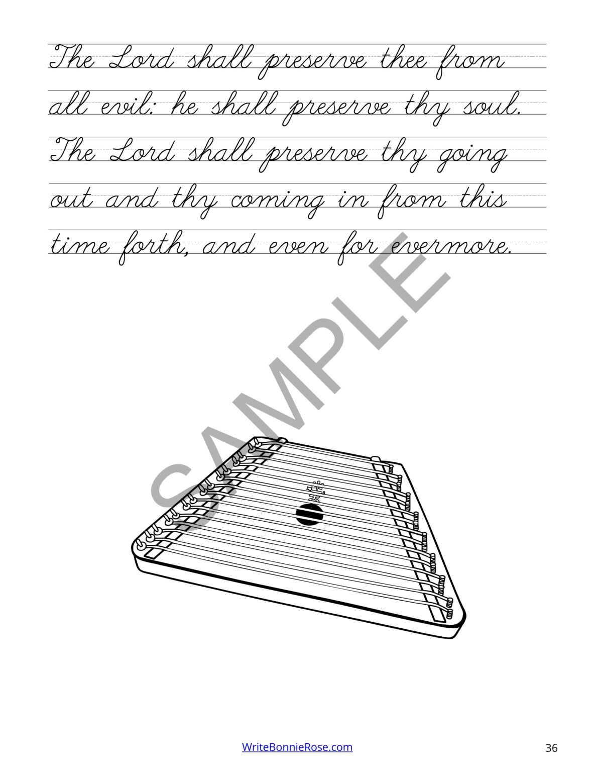 Copywork from the Book of Psalms, Vol. 2-Cursive Copywork | Made By ...