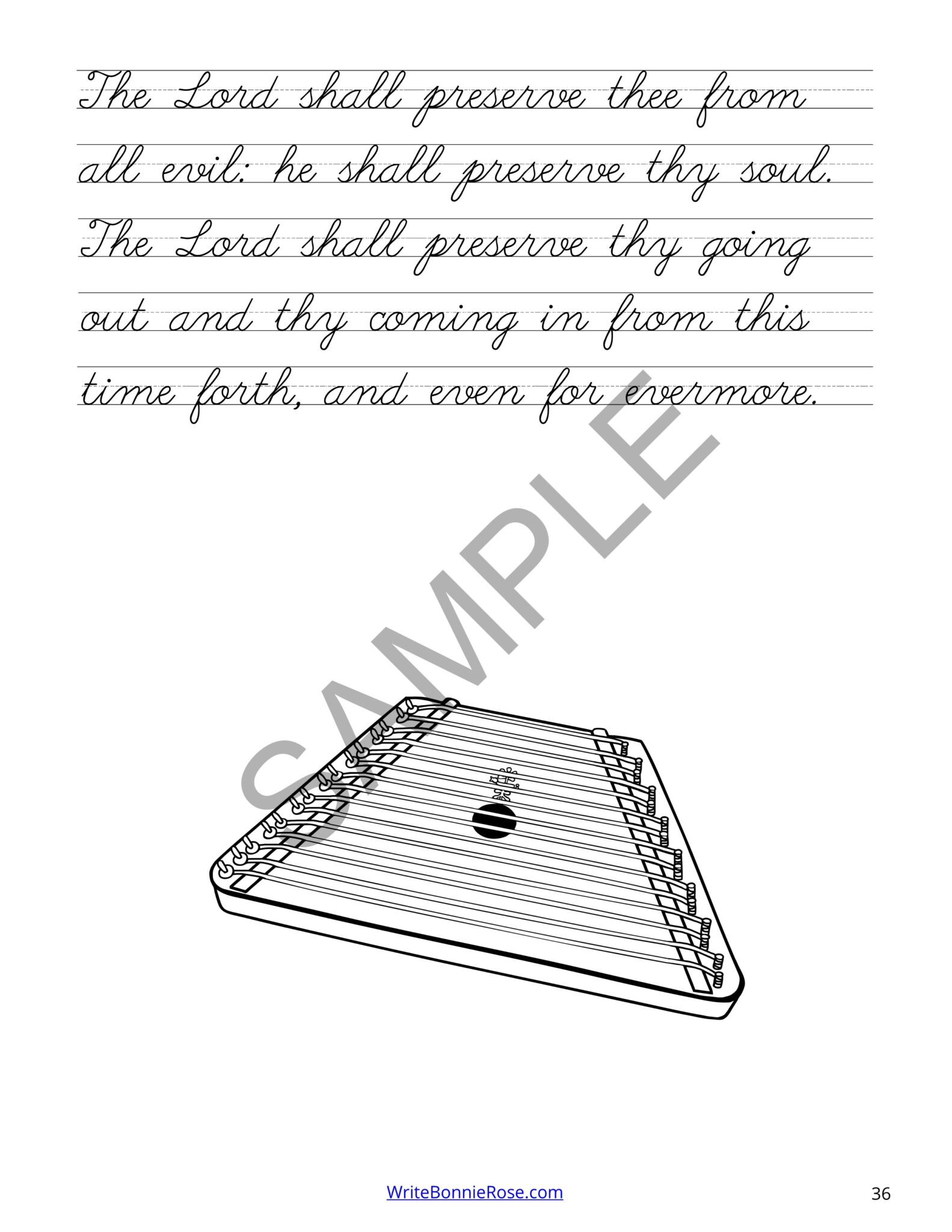 Copywork from the Book of Psalms, Vol. 2-Cursive Copywork | Made By ...